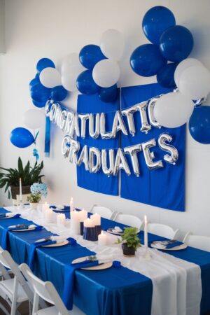 56+ Graduation Table Ideas That Will Make Your Party Pop - SavvyCollegeGirl